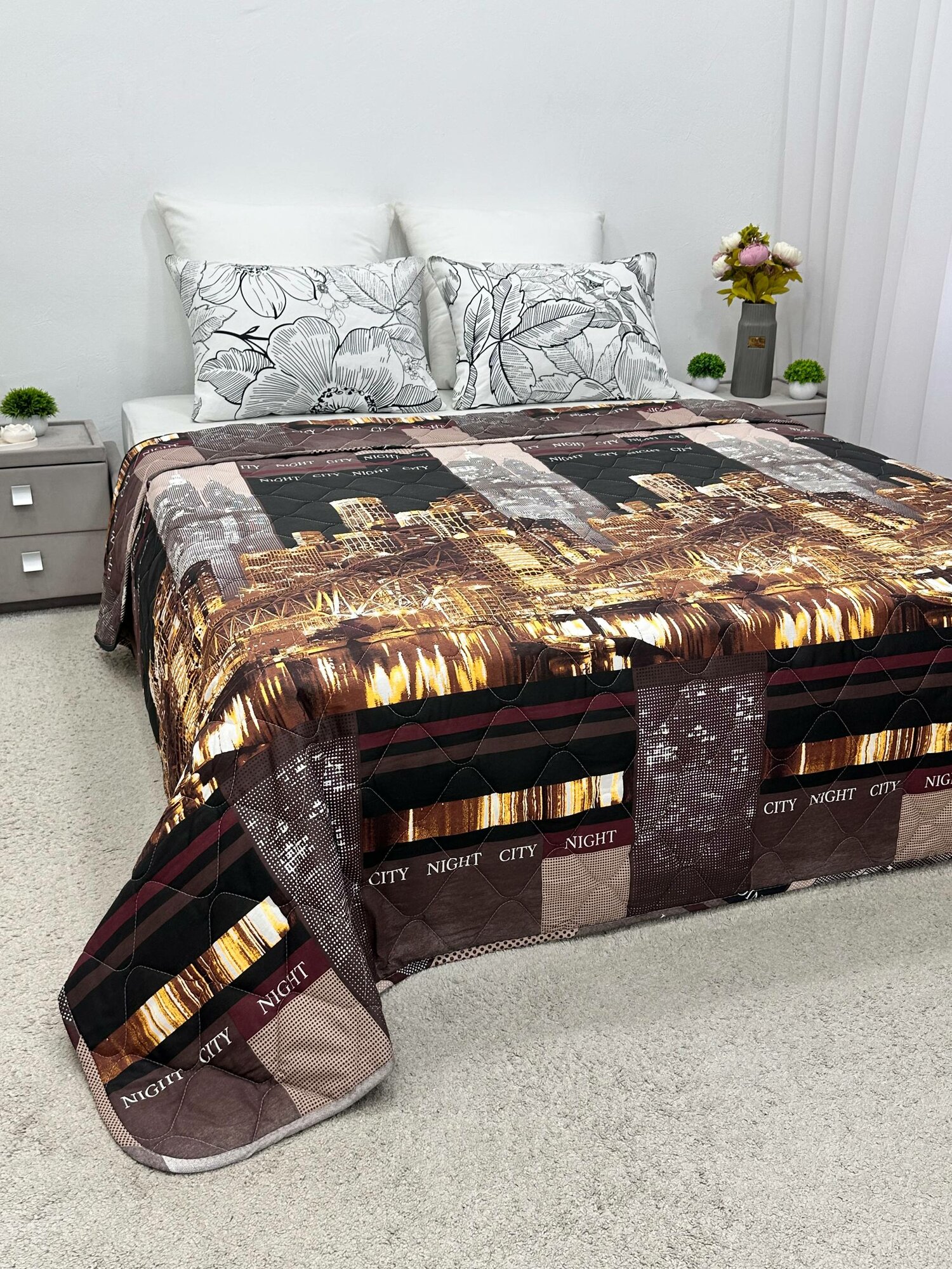 Enamorado покрывало двухстороннее евро макси, бязь, 100% хлопок