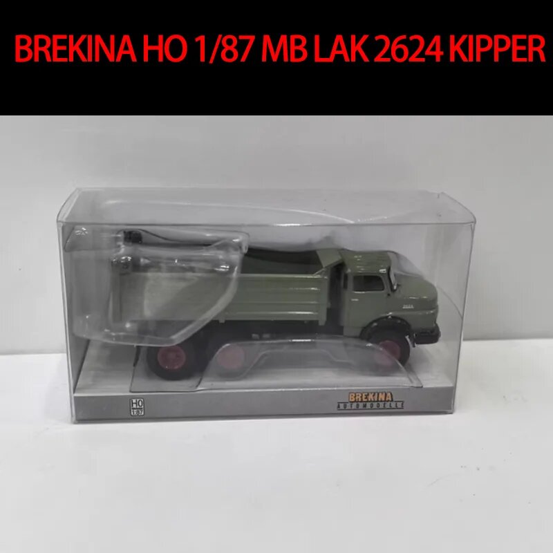 BREKINA HO масштаб 1/87 MB LAK 2624 KIPPER пластиковая имитация модели автомобиля статическая коллекция украшенные праздничные игрушки сувенирный подарок
