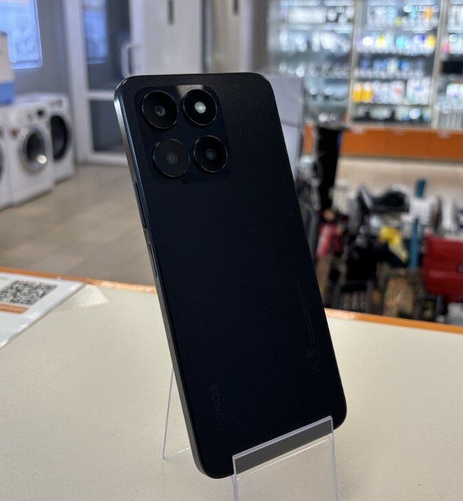 Смартфон HONOR X6A 6/128 ГБ, 2 nano SIM, midnight black (черный),Б/У,Уценка
