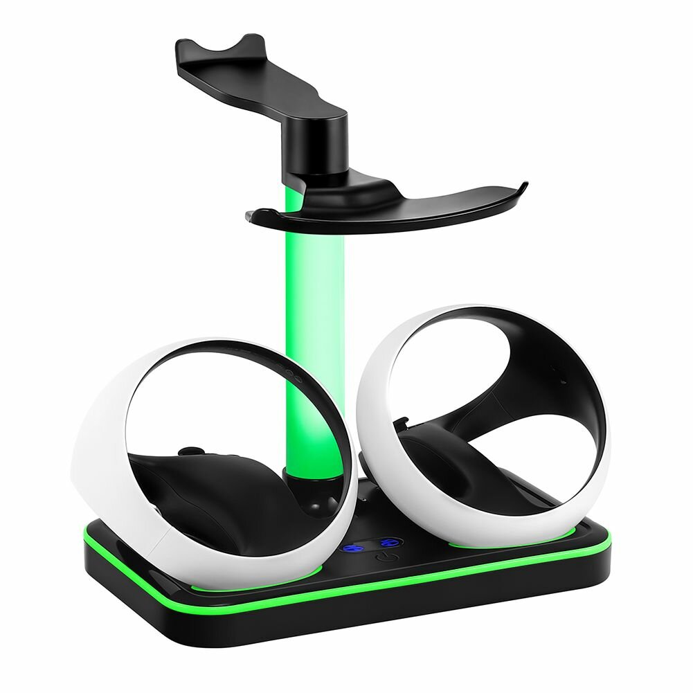 Зарядная станция для контроллеров PS VR2 с магнитной зарядкой и подсветкой
