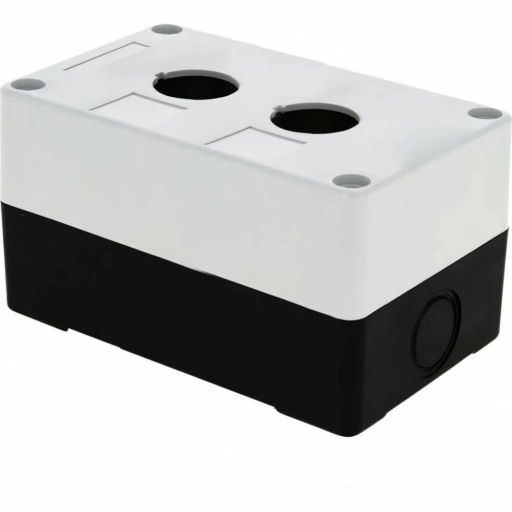 Корпус EKF КП102, 2 кнопки, белый cpb-102-w