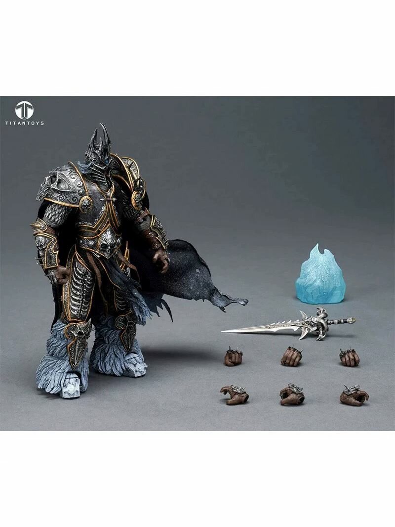 TITAN Toys World of Warcraft Lich King Arthas Menethil 1/12 Подвижная статуя
