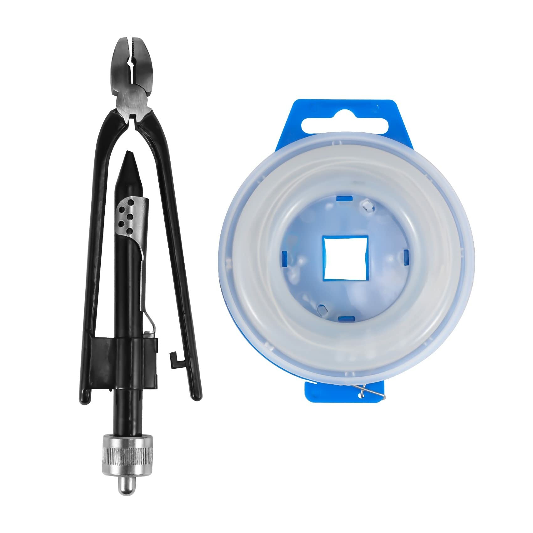 Клещи для предохранителей, односторонние проволочные клещи, проволочные клещи, клещи, проволочные клещи, авиационные безопасные запирающиеся клещи, намоточные клещи 6 дюймов + 15 метров предохранитель, 1x Клещи, 1x Катушка