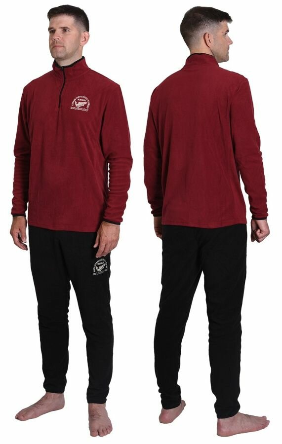 Термобелье микрофлисовое ALASKAN KENAI (цвет: бордо) (S / 170-178)