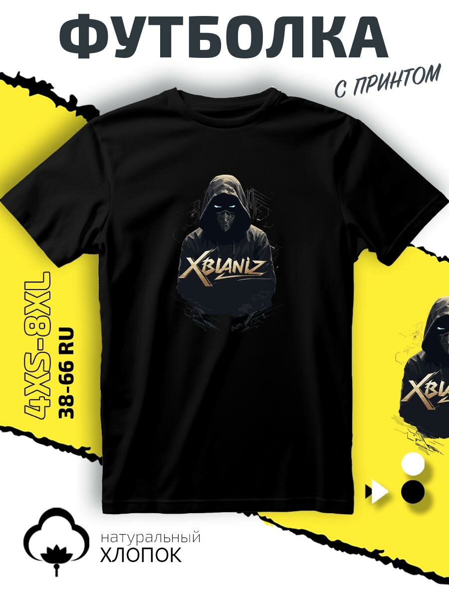 Футболка Xbianlz Киберпанк Хакер