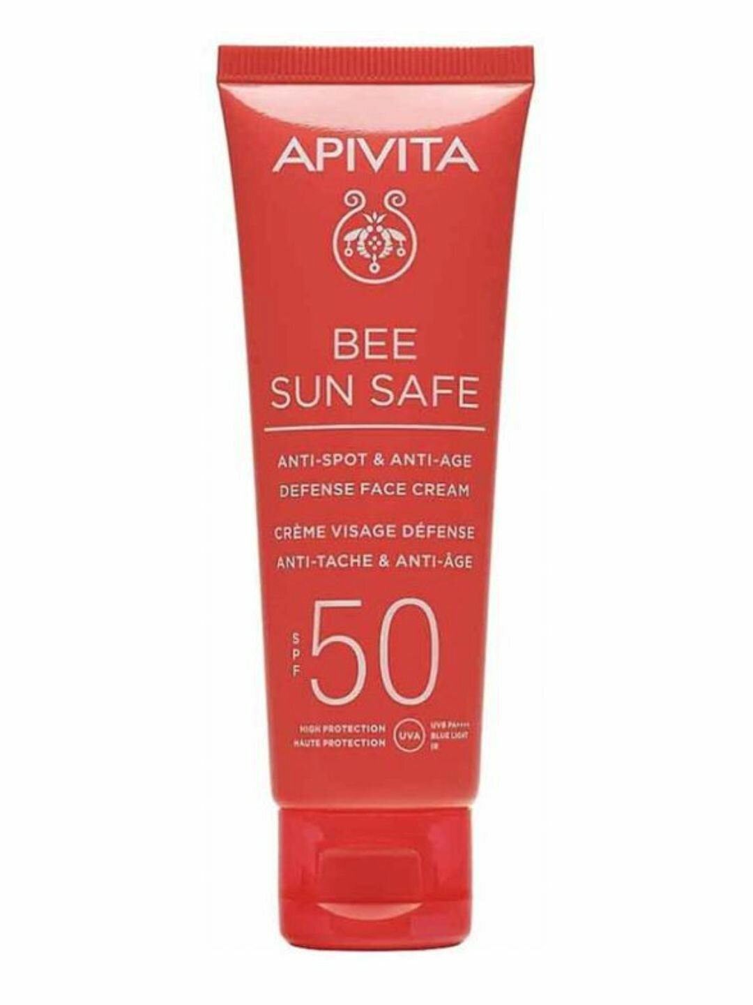 Апивита БИ САН сэйф Солнцезащитный крем против старения и пигментации SPF50+, 50 мл | APIVITA Bee Sun Safe