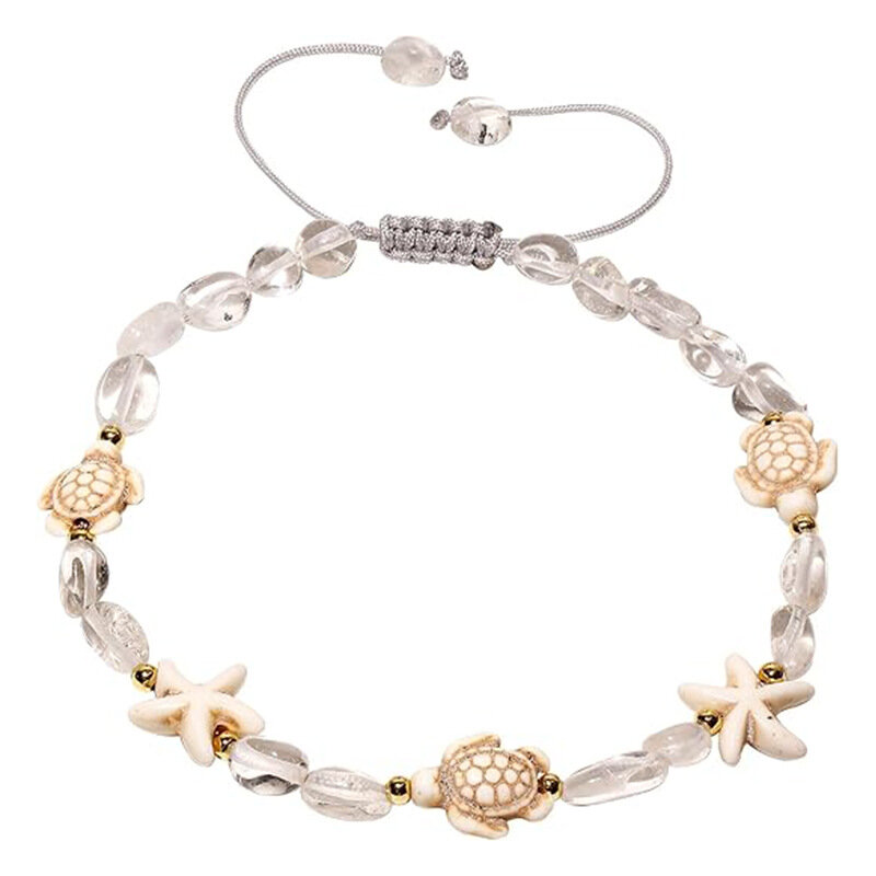 YMАнклет Звезда Бирюза Океан Пляж Отпуск Удача