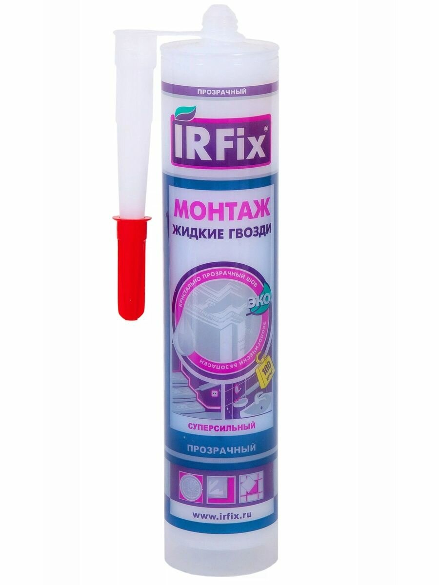 IRFix Монтаж Жидкие гвозди 310мл (Бесцветный)