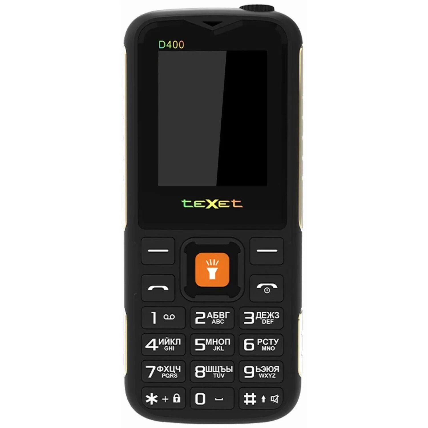 Мобильный телефон teXet TM-D400 черный