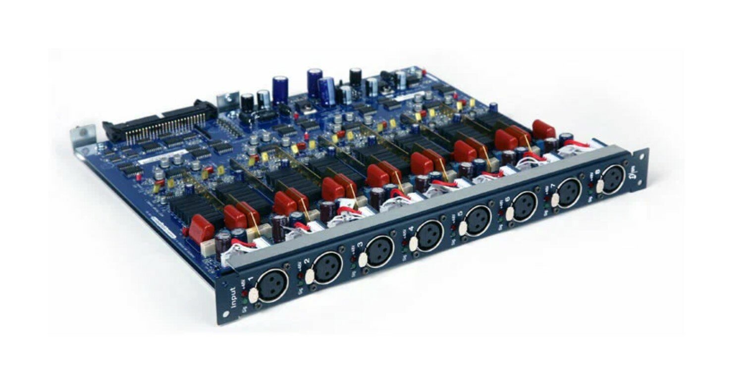 8 канальная карта входов для Stage RACK для D-Show или Profile System Avid Stage Option Card SRI ANA