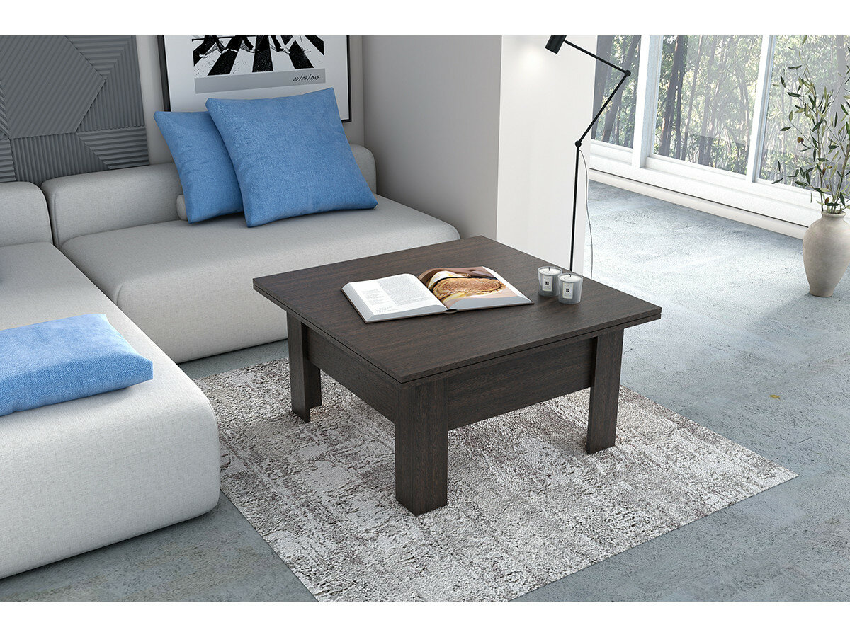 Стол Трансформер 720х783х860 мм в разложенном виде, Венге Linum