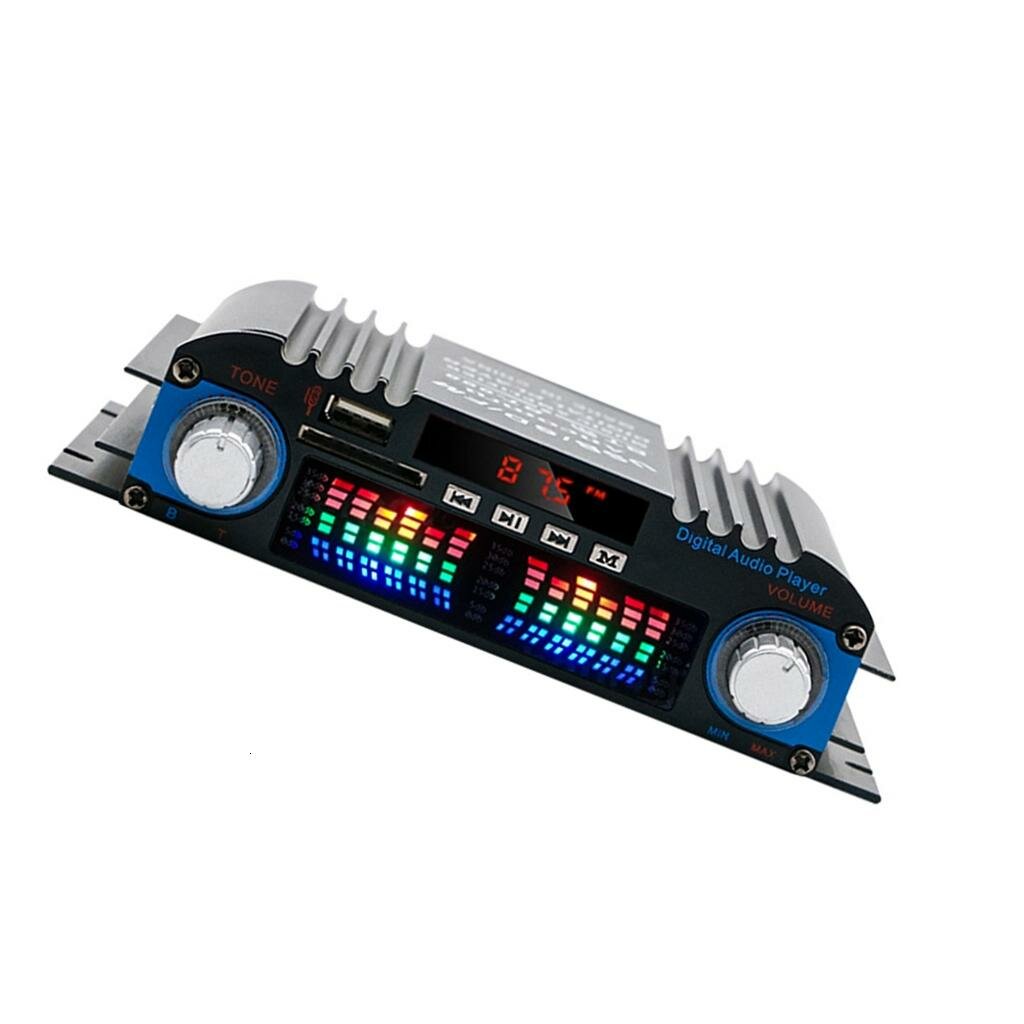 Мини-усилитель MultiInput 4x6 Вт с USB и памятью