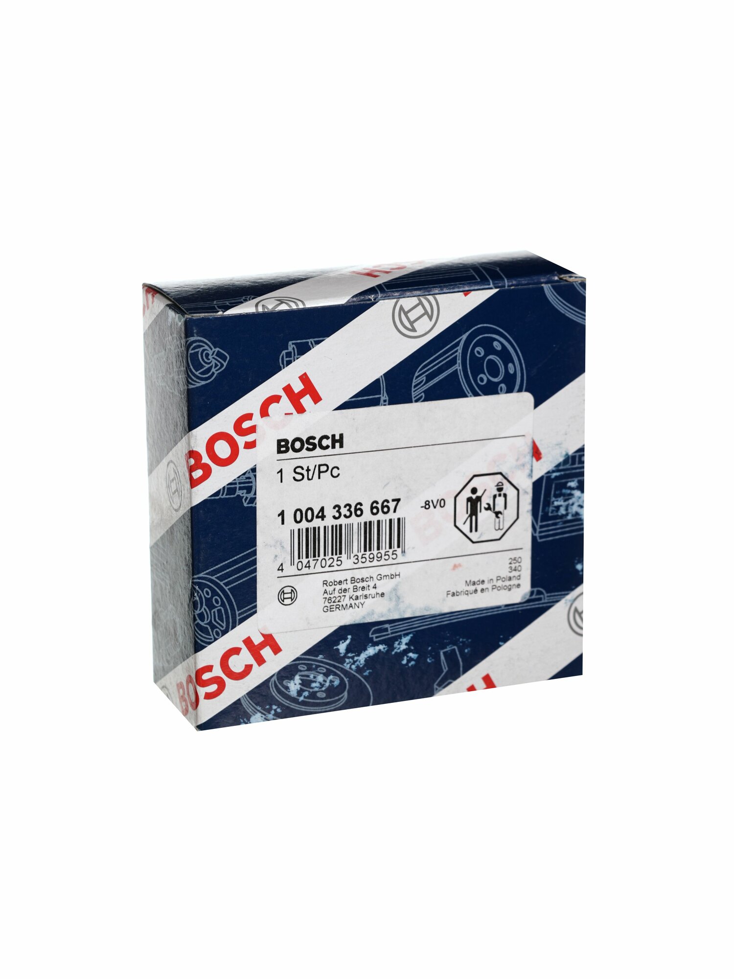 Щетка стеклоочистителя 400 мм каркасная 1 шт BOSCH ECO 3 397 004 667 — фото 1