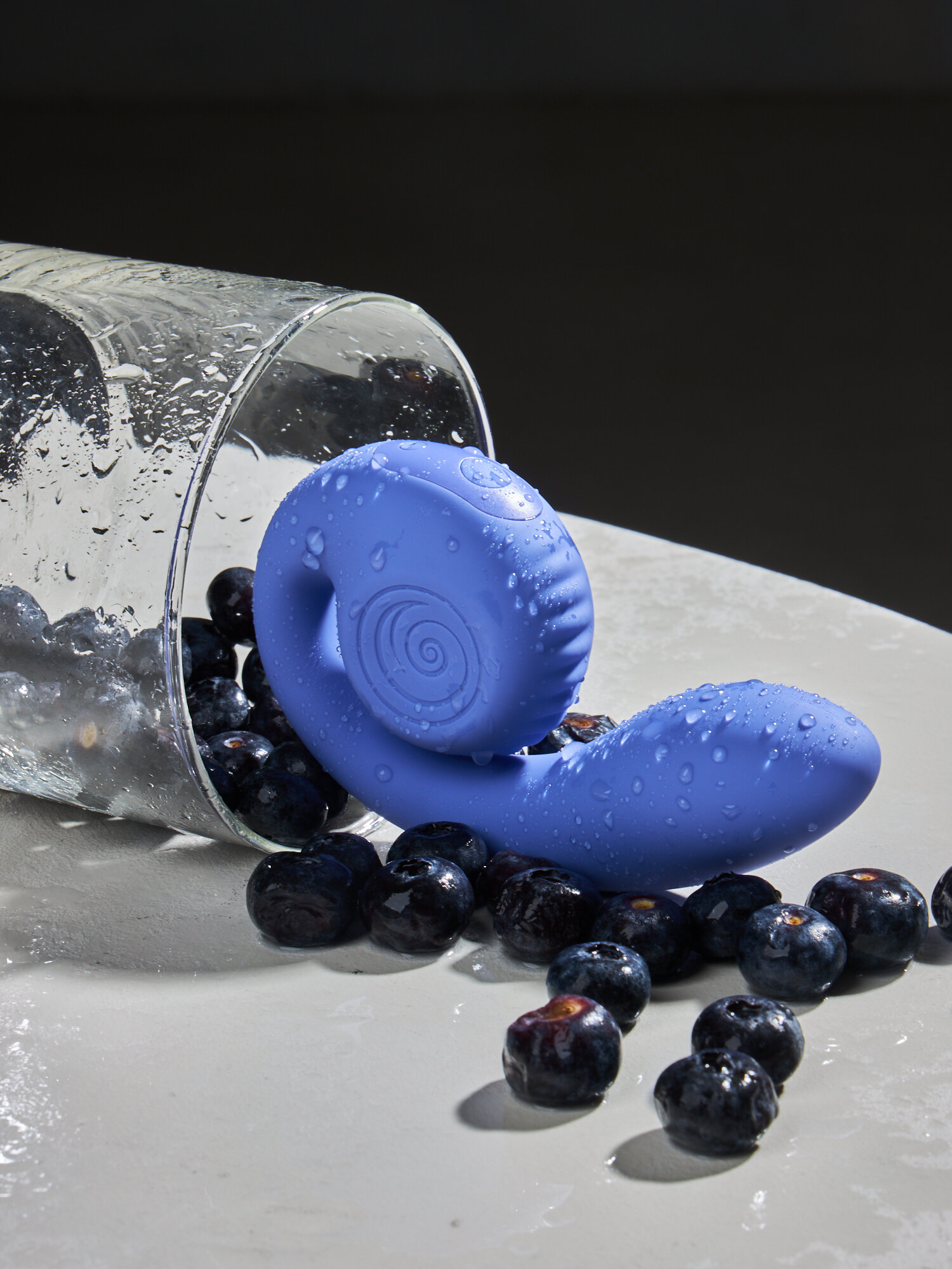 Вибратор SVibe Snail "Gizi Lite", силикон, эргономичная форма, два мотора