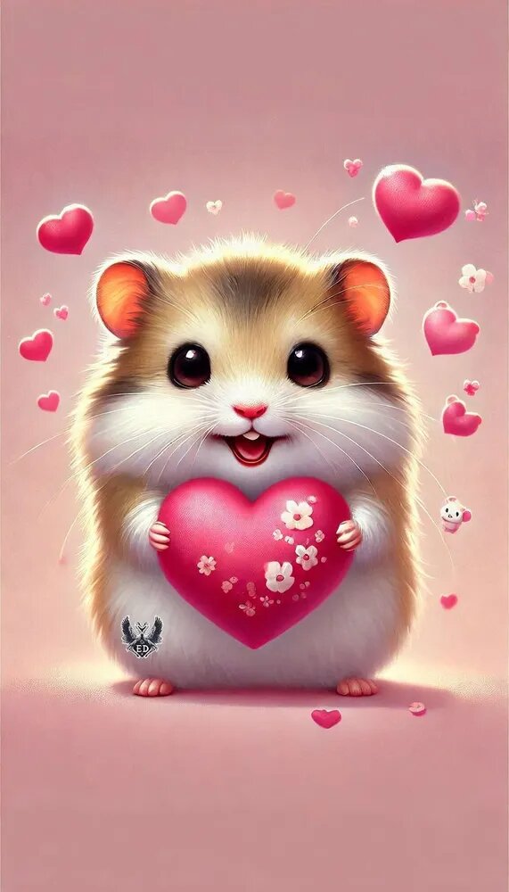 Алмазная Мозаика "Милая Морская Свинка" 40x50 См Алмазная Вышивка / Картина Стразами Подарков / Украшения