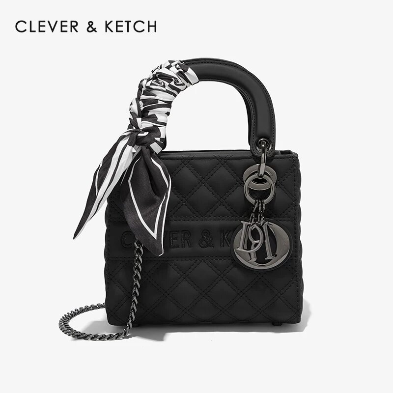 Подарок на день рождения для женщин Clever&Ketch, сумка принцессы Дианы, новая стеганая сумка через плечо 2025 года