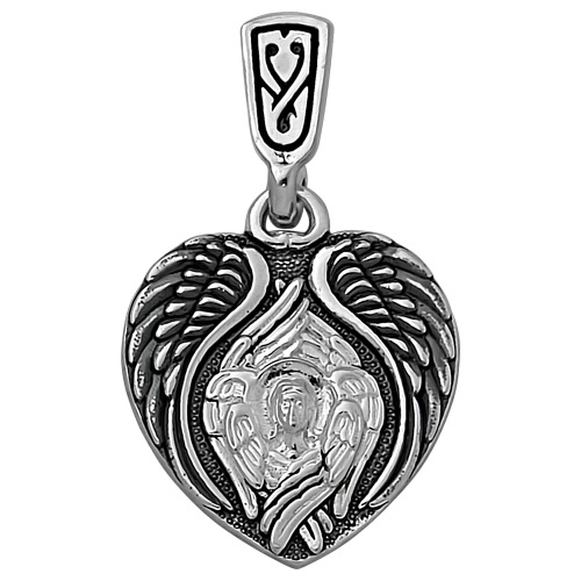 Подвеска Diamant online, серебро, 925 проба, чернение