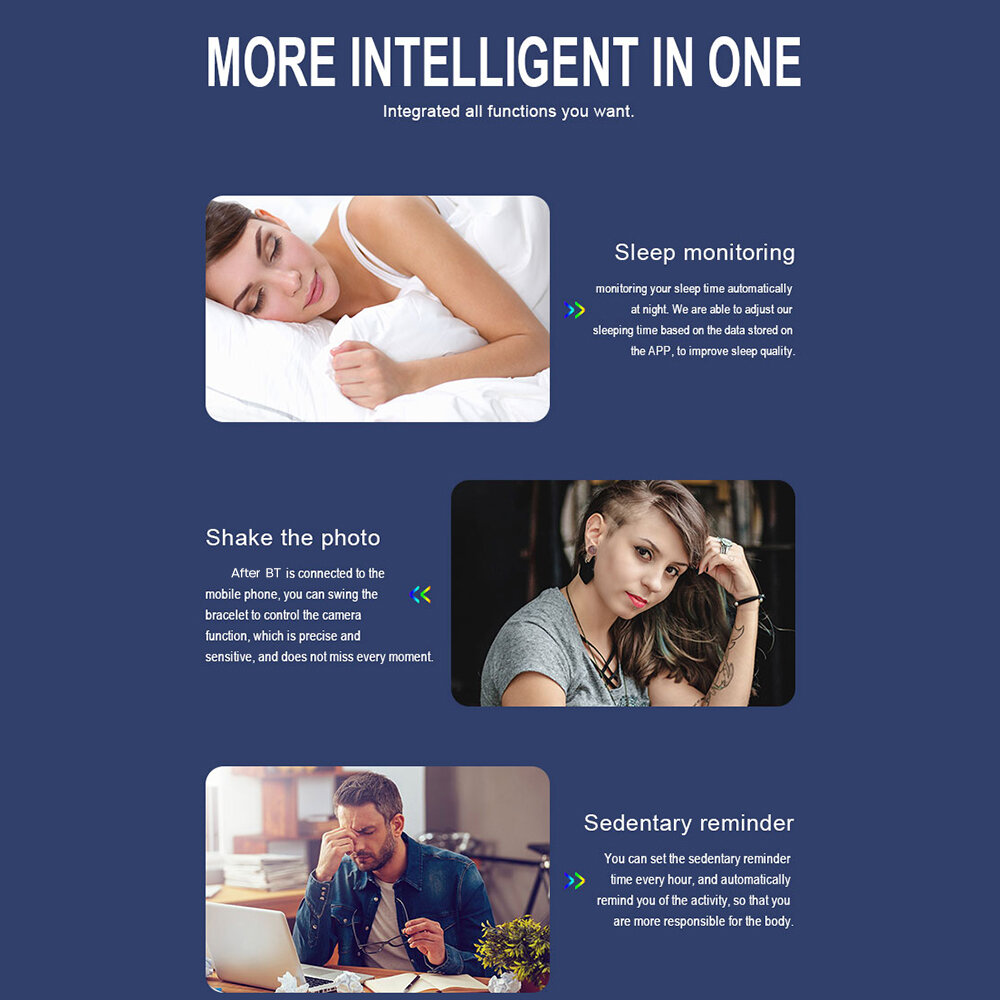 Фитнес-часы I5, экран 1.3 дюйма, интеллектуальный трекер, IP67, мониторинг давления и пульса