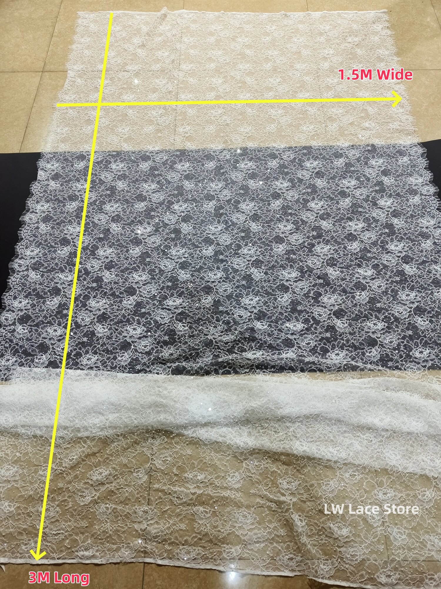 Французское кружево Off White