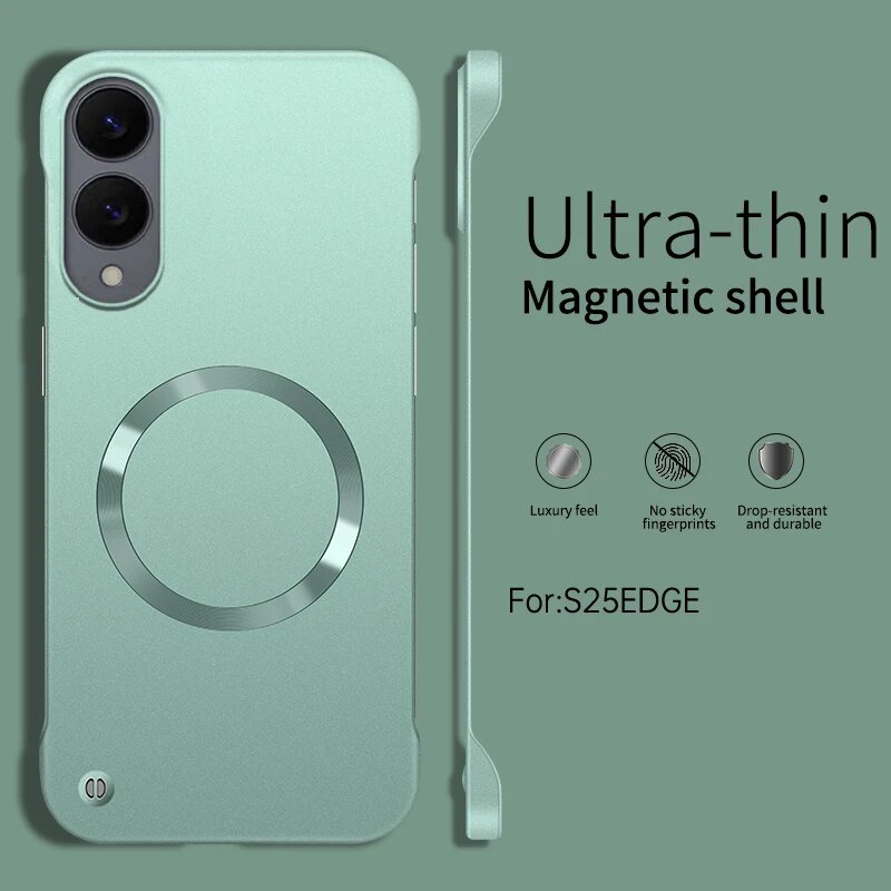 Чехол Magsafe Samsung Galaxy S26+ green
