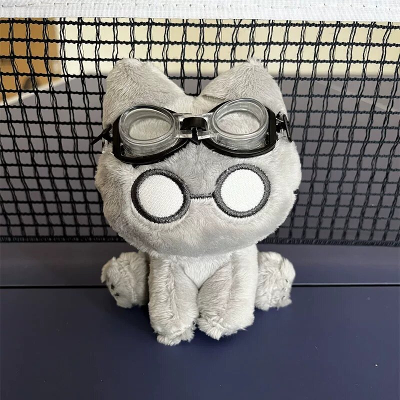 Корейская плюшевая игрушка Seventeen Full Yoo Seung-hyun в виде кошки, настольное украшение, серая кукла-кошка, подарок