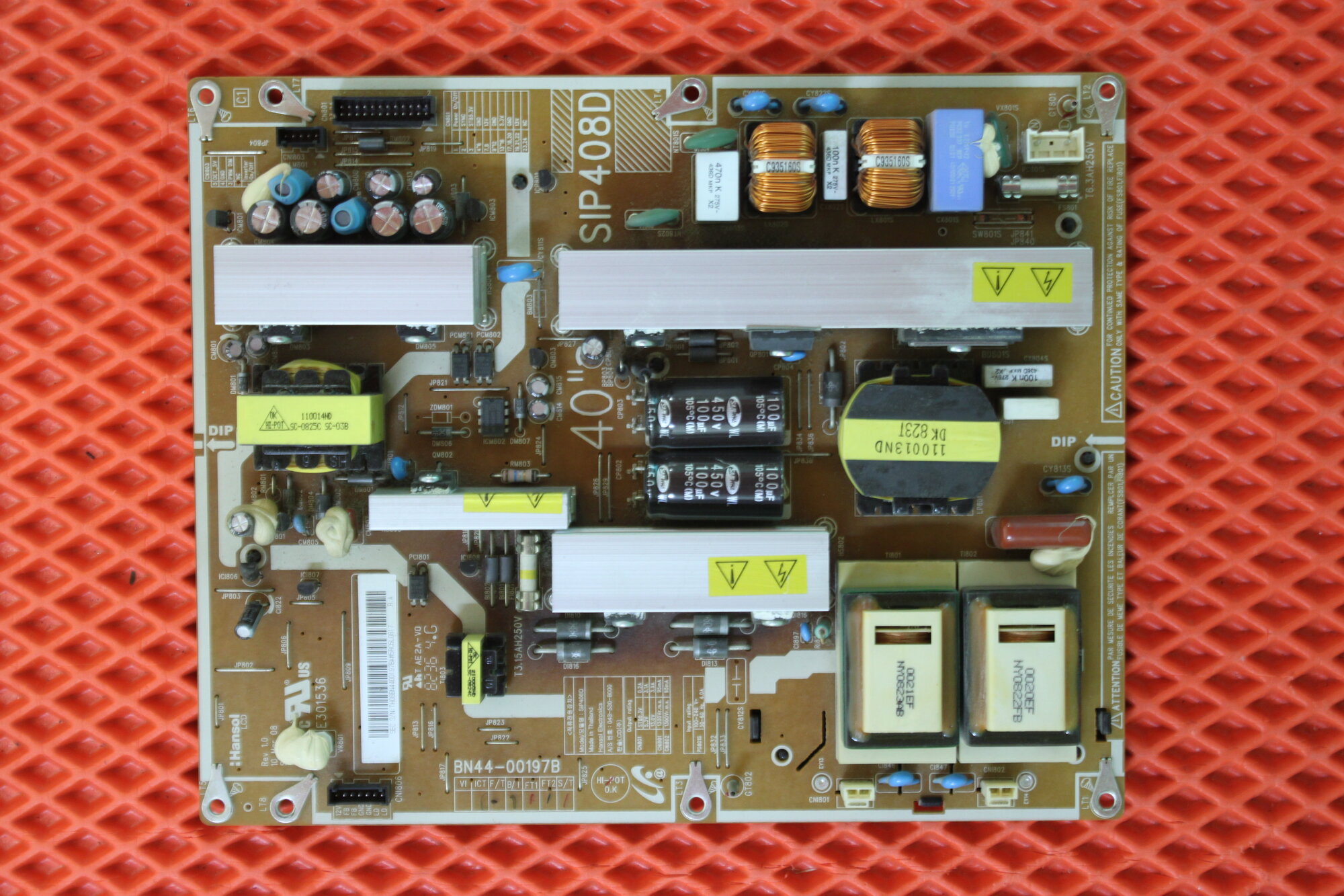 Блок питания (PSU) BN44-00197B для телевизора SAMSUNG LE40A330J1-MMNP1 в надёжной упаковке