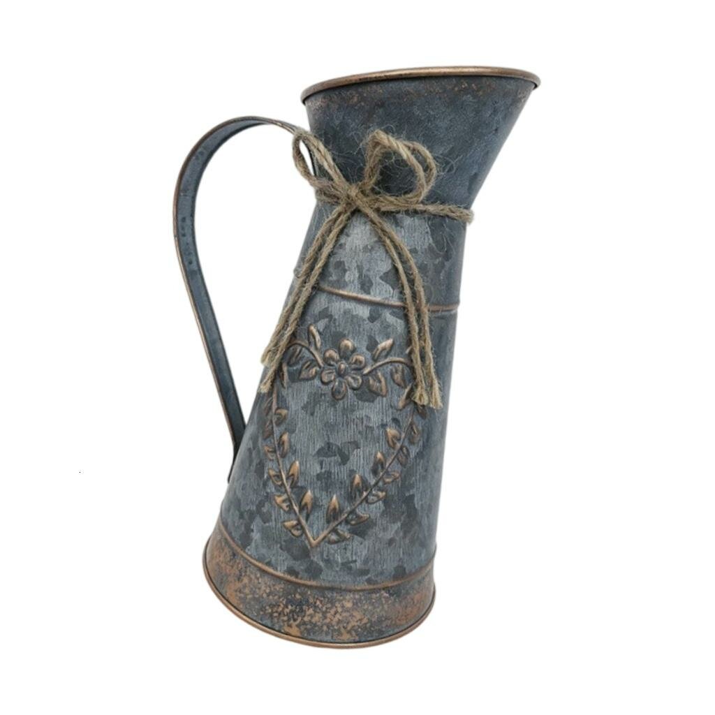 Декоративные кувшины в стиле рустик, Железный цвет