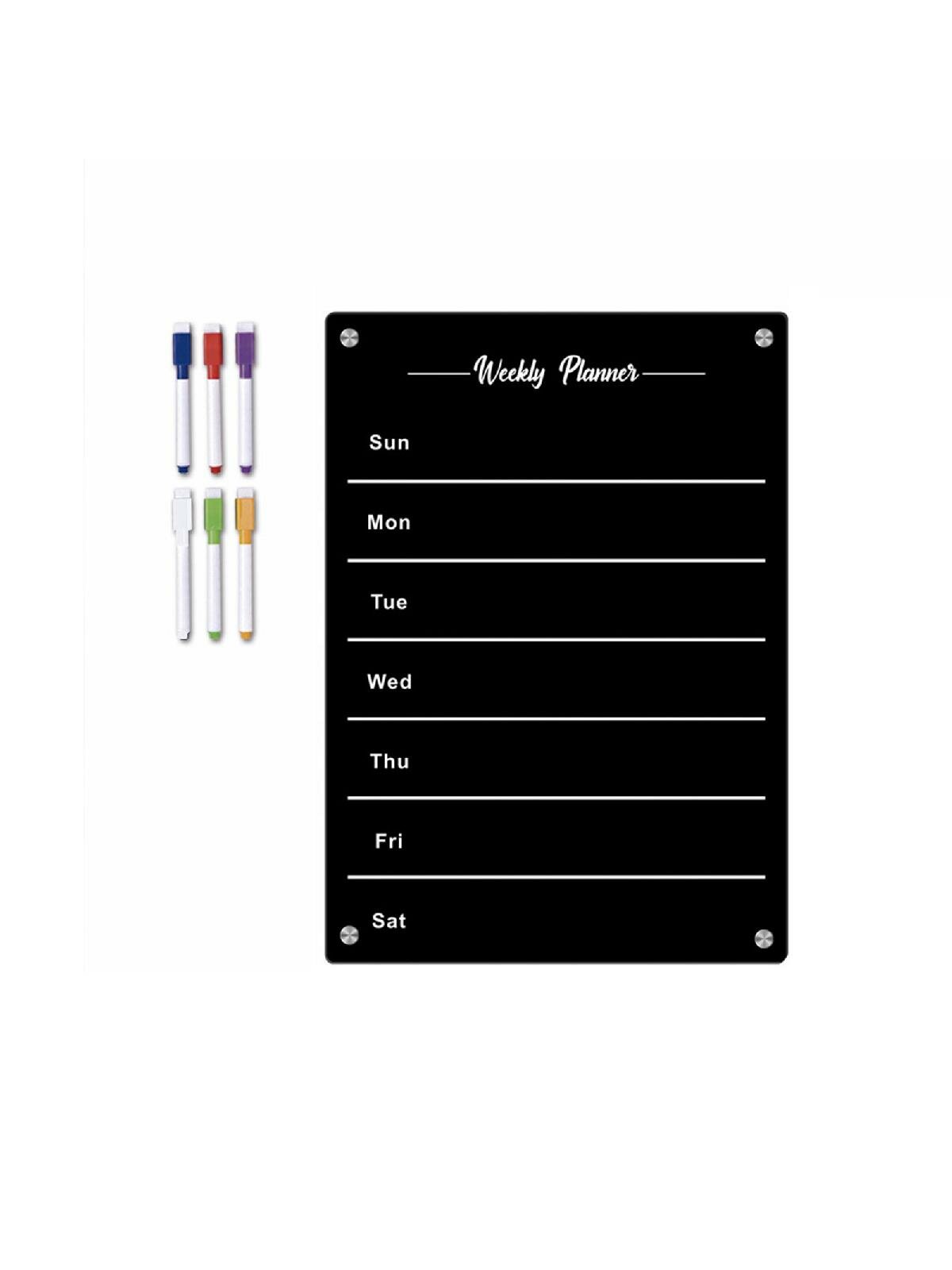 Магнитный календарь, доска со списком дел, доска для списка покупок на холодильнике