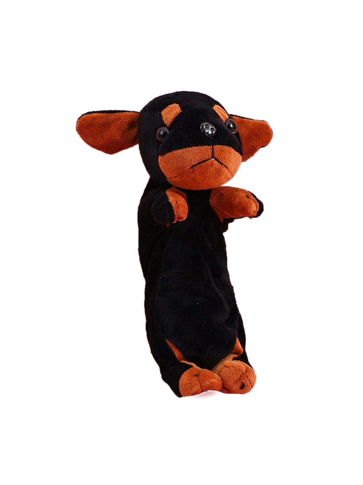 Мультфильм Собака Пенал Большой Емкости Ручка Сумка Милые Плюшевые Животных Карандаш Сумка