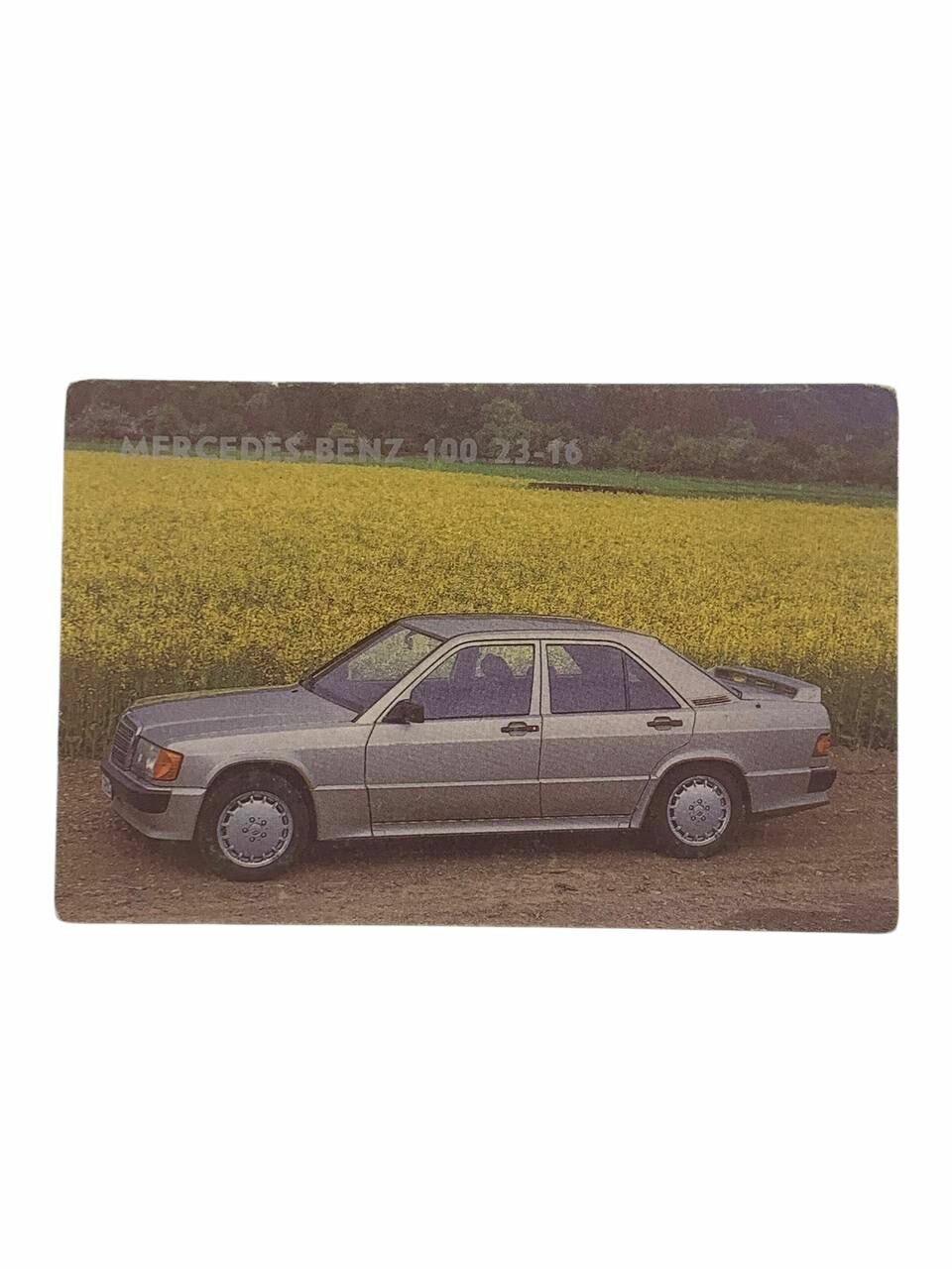 Советский винтажный карманный календарь. Mercedez-benz 100 23-16. Сделано в СССР