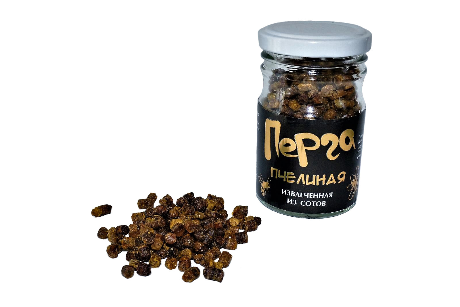 Перга пчелиная (100гр) стеклянная банка