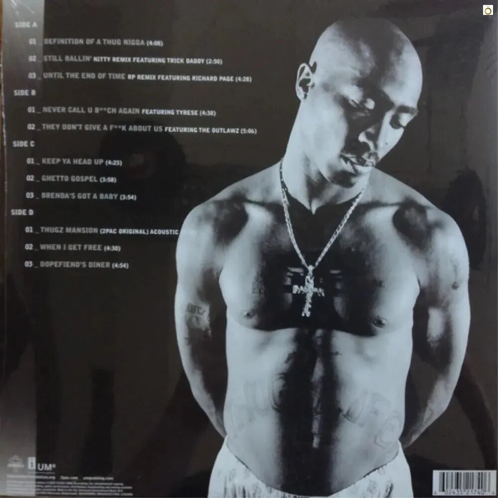 Музыкальный диск 2Pac - The Best Of 2Pac Part 2 [2xLP] 2021 Виниловая пластинка — фото 1