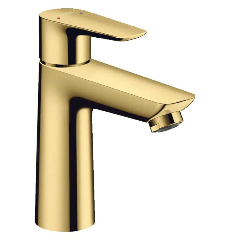 Смеситель для раковины Hansgrohe Talis E 110, без сливного гарнитура 71712990, полированное золото