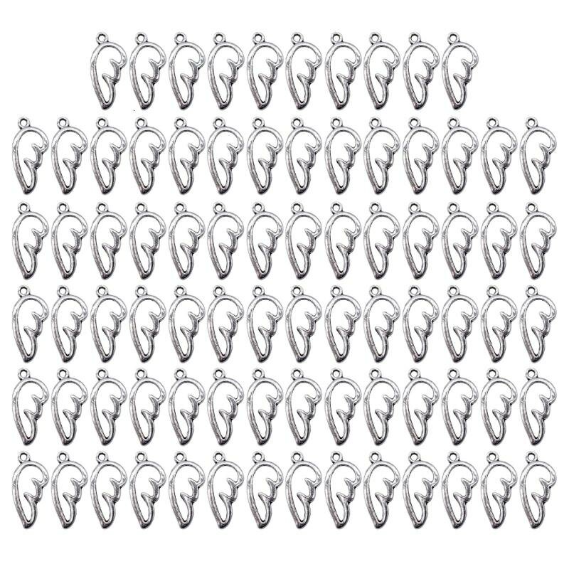 Кулоны «крылья ангела», 80 шт.