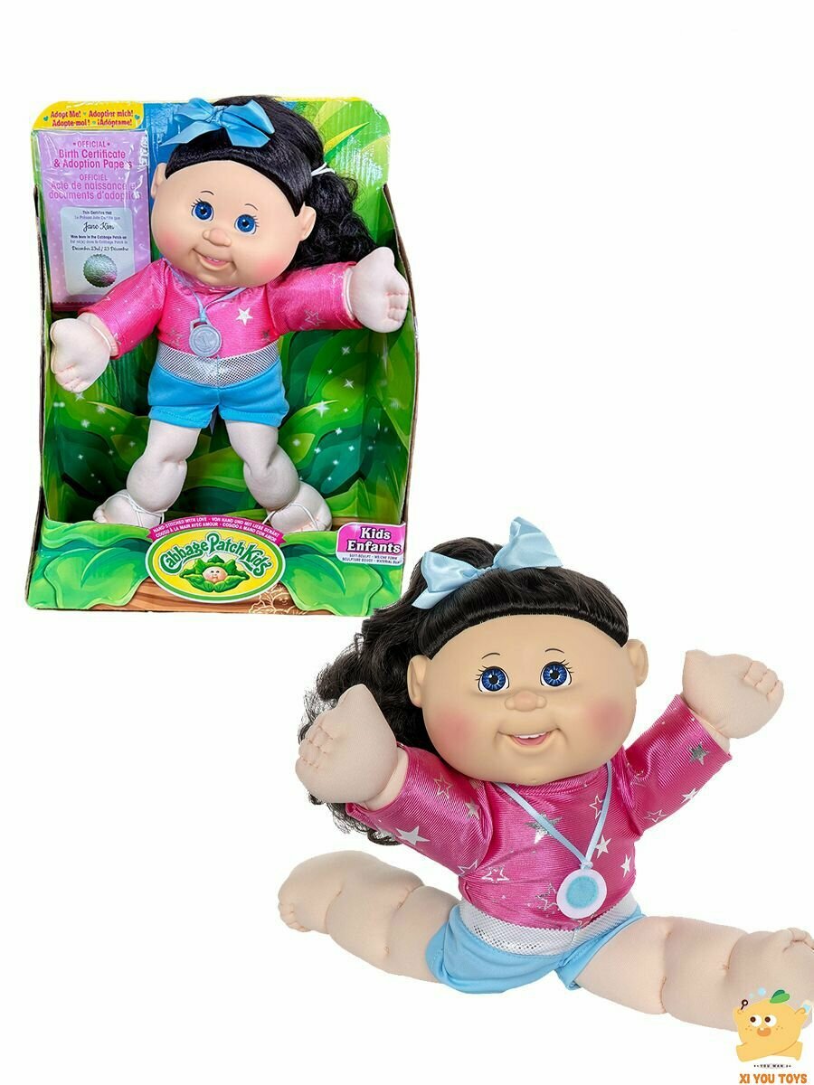 Cabbage Patch Kids Jane Kim Doll / Эта Кукла В Виде Капустного Листа Высотой 35 См Станет Подходящим Подарком Для Детей От 3 Лет И Старше.