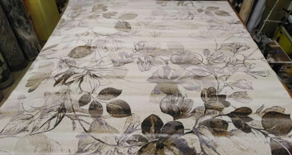 Ковер Белла Вк 5165/a7/be цвет Серый; Бежевый 1 м на 2 м