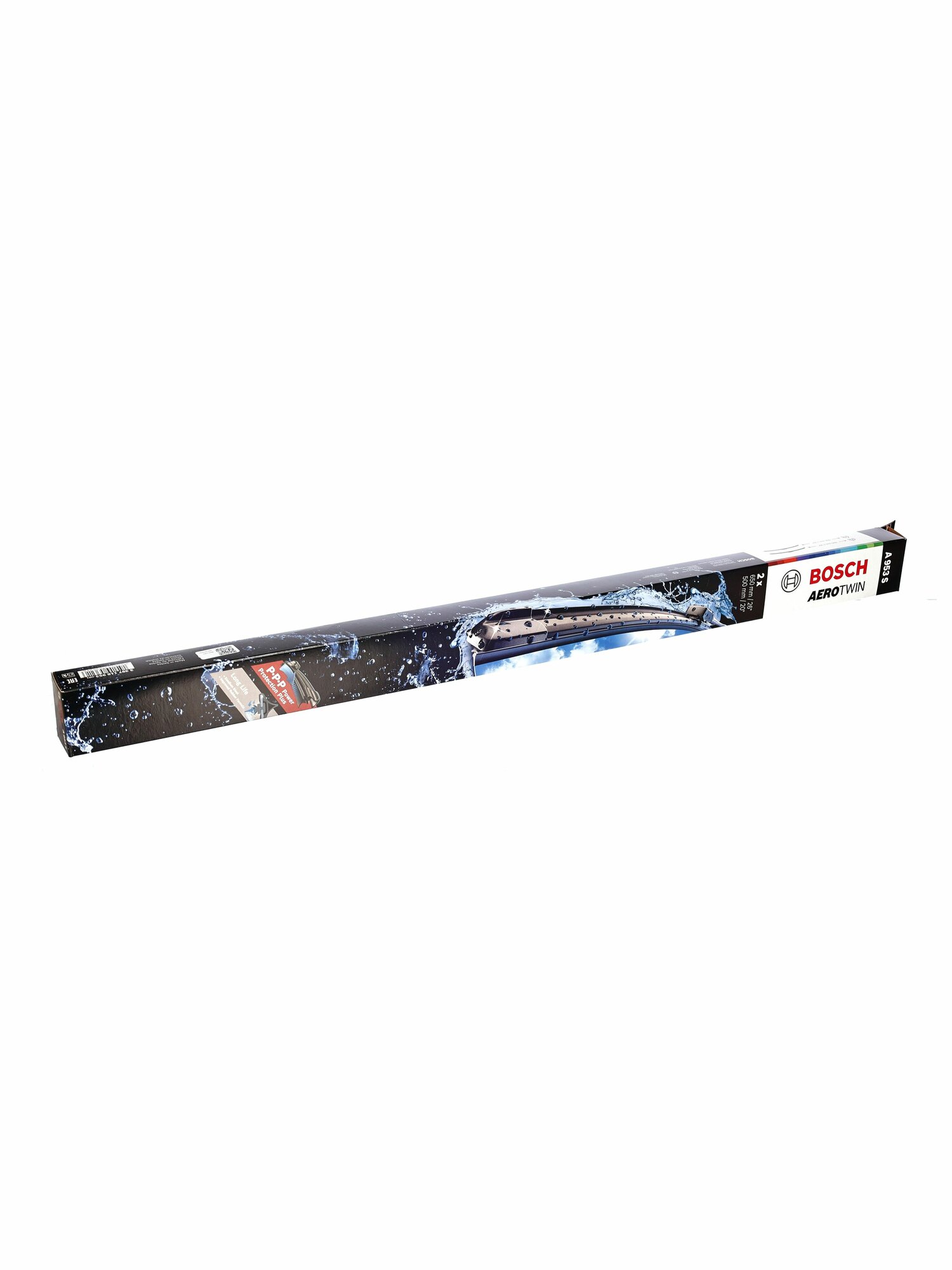 Комплект бескаркасных щеток стеклоочистителя Bosch Aerotwin A953S BMW X3 F25, X4 F26; Volvo S40 II, V50 — фото 1