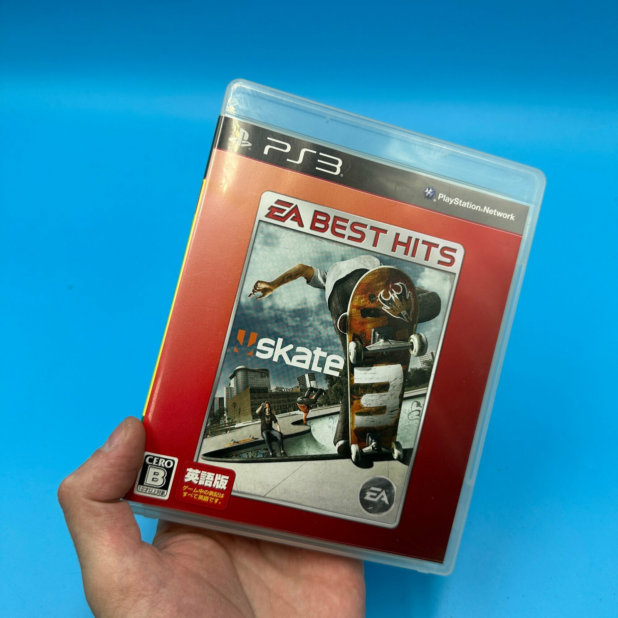 Коробка EA Skate 3 Best Hits PS3, штрихкод 4938833020802, код BLJM 60437, рейтинг CERO B (12+), БУ