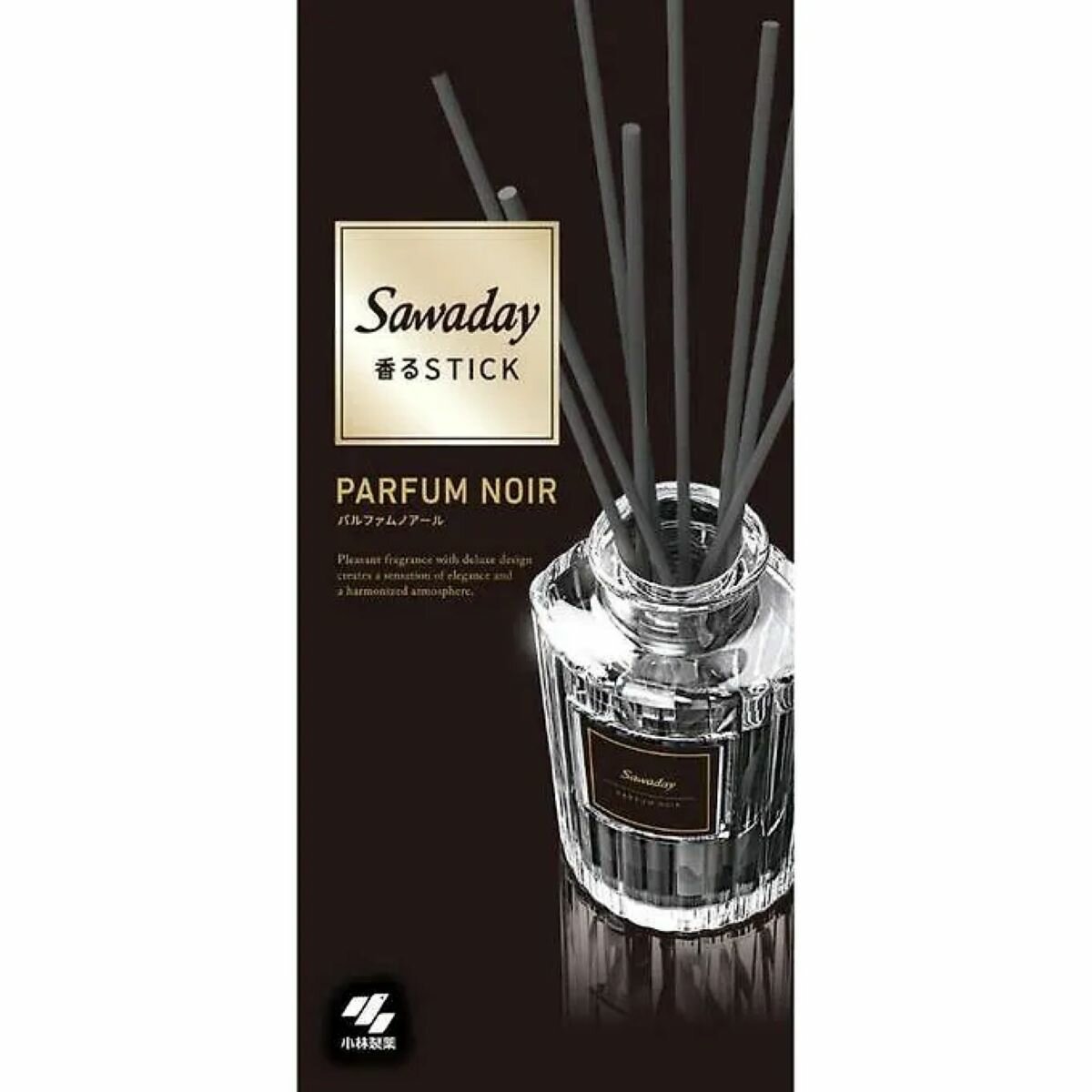 Ароматический диффузор Kobayashi для дома с палочками, Parfum Noir, 70 мл