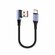 Кабель USB–Type-C, 0.3m - Согните usb прямо ty