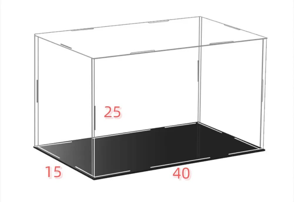 Купол от пыли для румбоксов и сборных моделей 40x15x25
