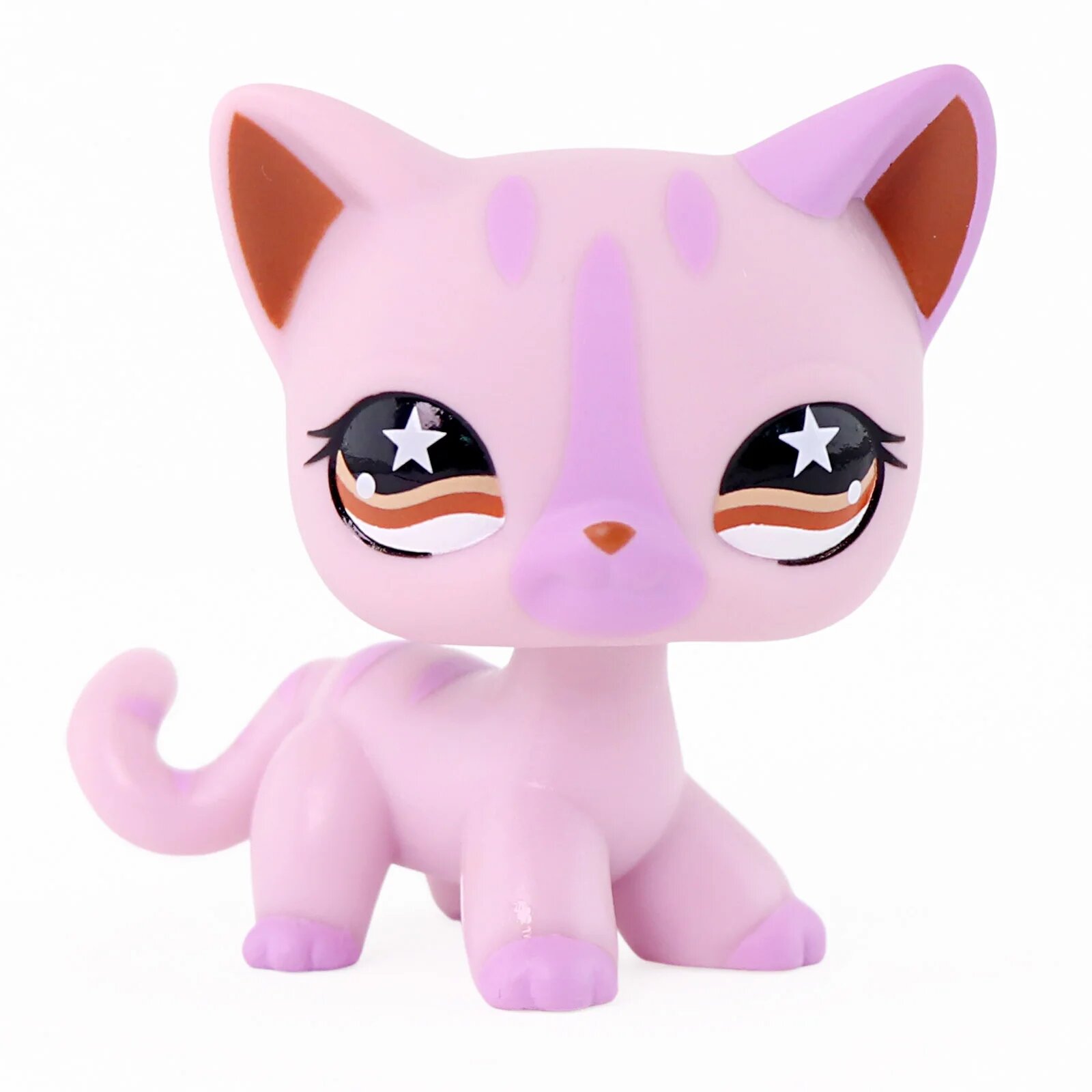 Фигурки виниловые кошки Minilpsshop фиолетовые