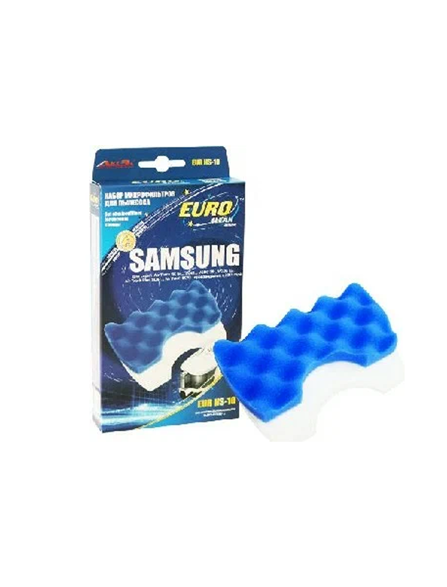 Набор микрофильтров для Samsung EURO CLEAN EUR-HS10, сменный.