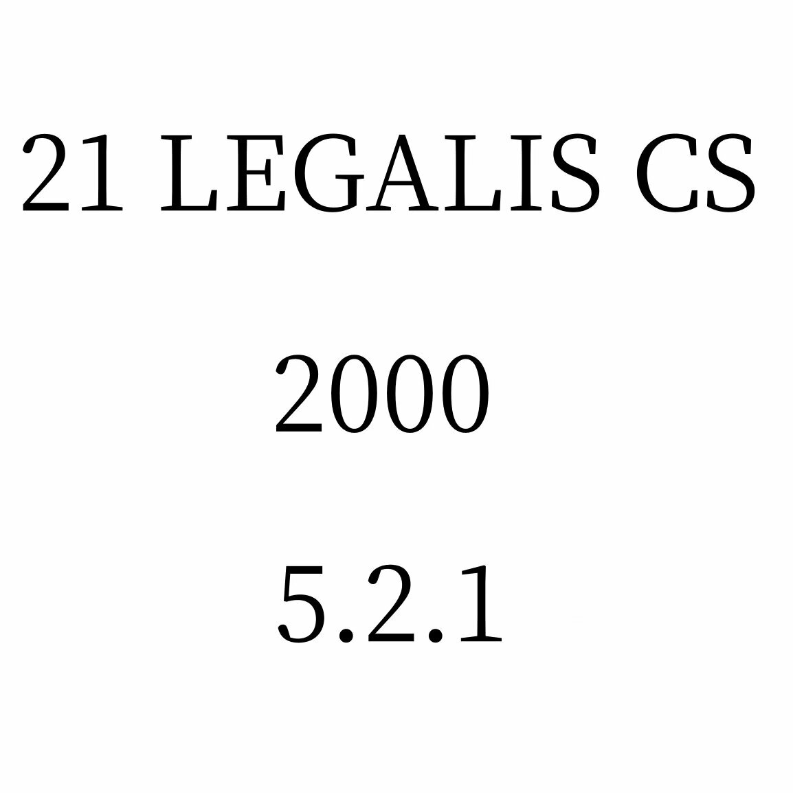 Daiwa LEGALIS CS 2000 5.2.1