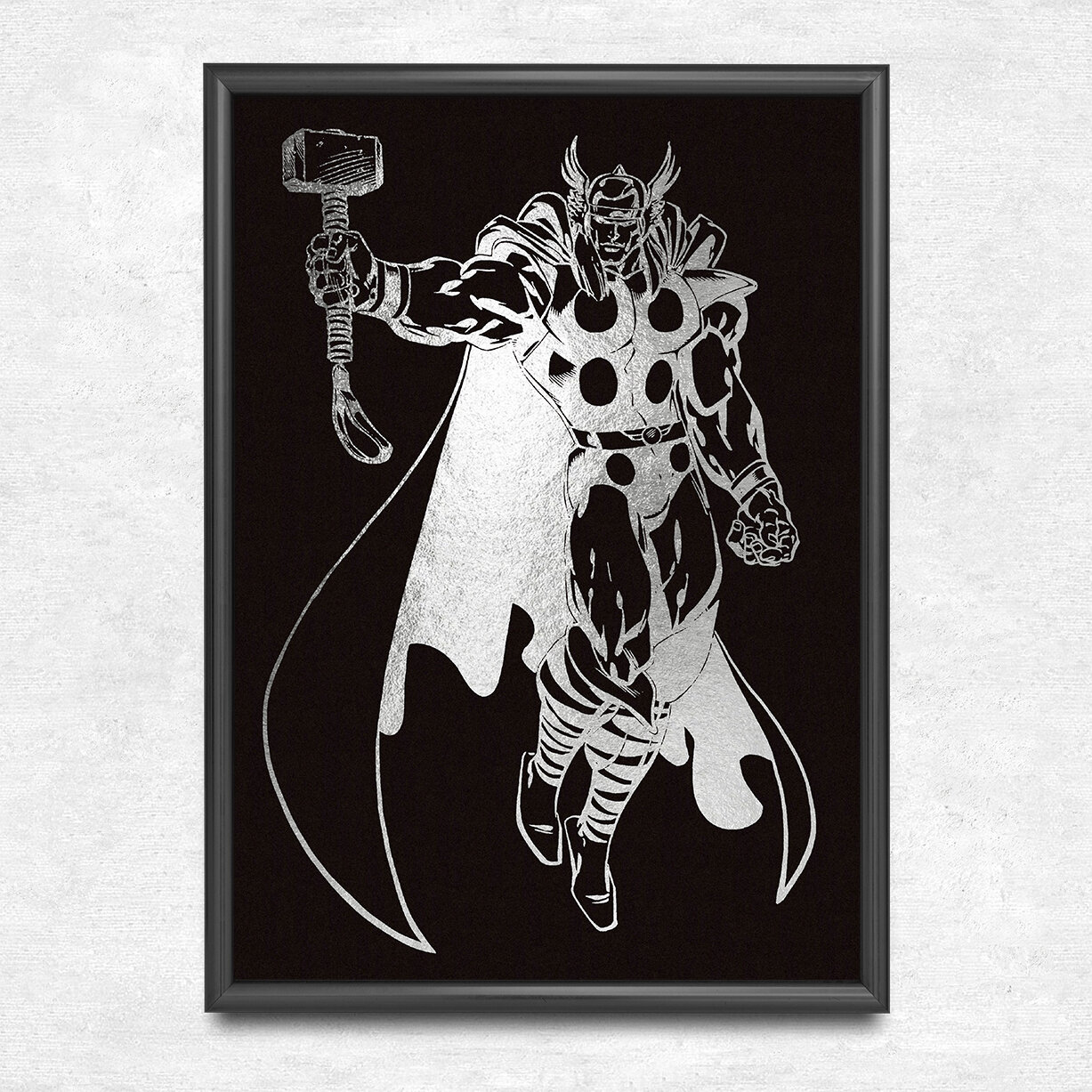 Постер Тор / плакат для интерьера Мстители. Марвел, Marvel, комиксы, фильмы, игры