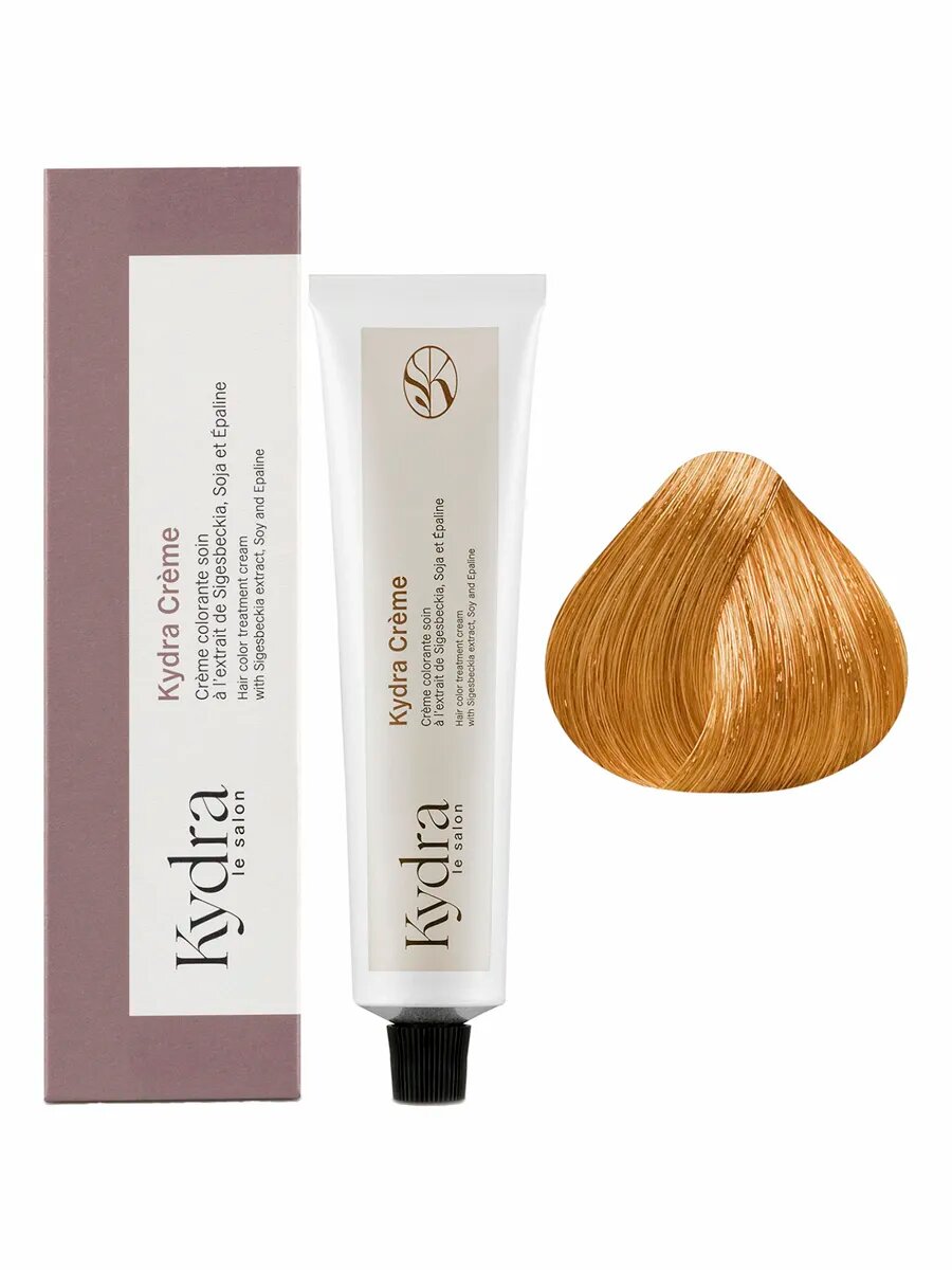 Крем-краска Kydra Le Salon, 9/34 очень светлый золотисто-медный блонд, 60мл
