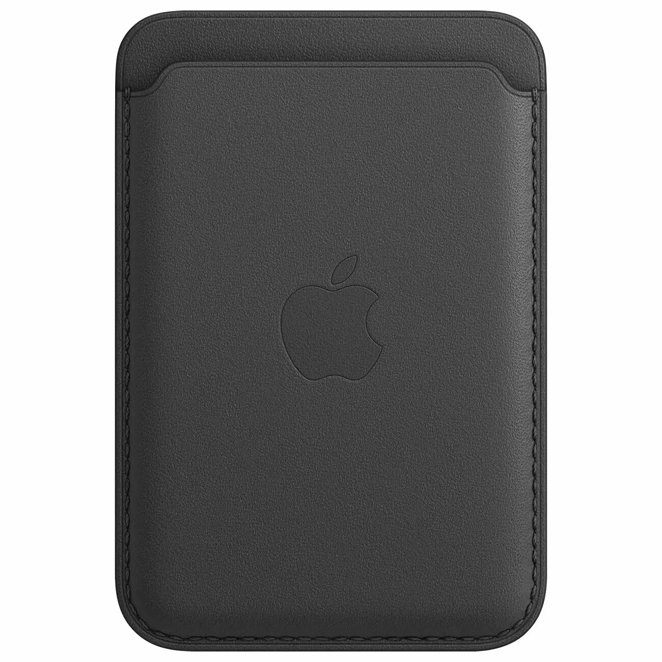 Кошелек Apple Leather Wallet with MagSafe Black MHLR3FE/A без локатора