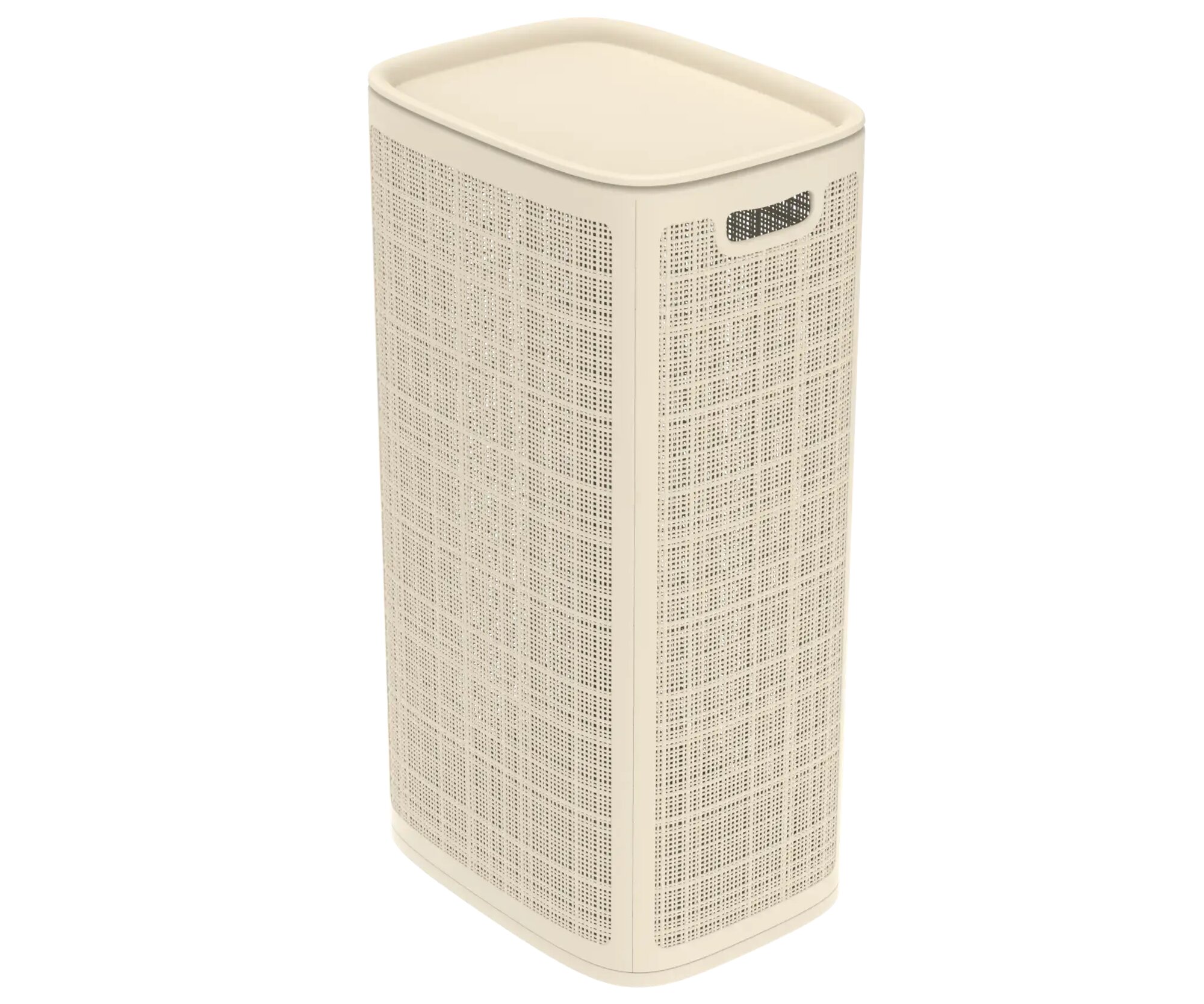 Корзина для белья 100л, слоновая кость, прочный полипропилен, 43*32,1*80см