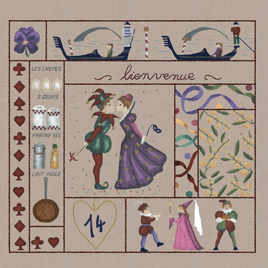 Набор для вышивания: February (Февраль)