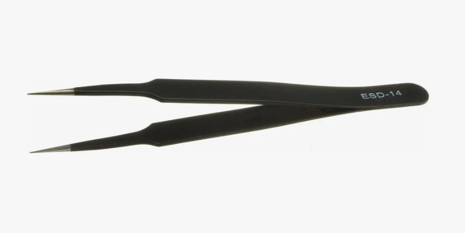 Пинцет прецизионный антистатический ESD-14, антистатический пинцет